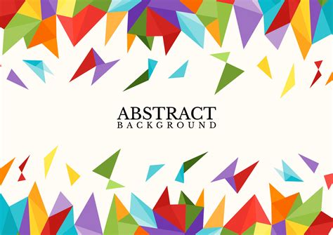 Abstract Colorful Geometric Vector Background Vector Art At Vecteezy