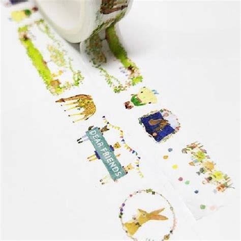 티몬 글로벌 홀세일 데코 장식 꾸미기 다꾸 테이프 스티커 숲속친구들 문구사무용품