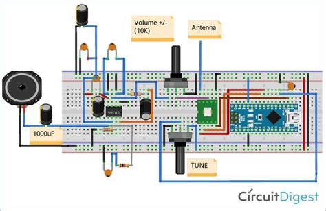 Arduino Based FM Radio using RDA5807 Электроника Усилитель Радио