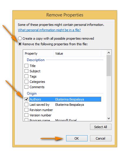 How To View Change Remove Excel Document Properties