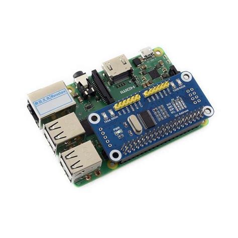 Serial Expansion HAT For Raspberry Pi I C Interface Ch UART GPIOs WS