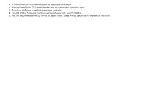 pre requisites dell powerprotect data domain with veritas netbackup