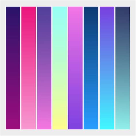 Premium Vector Gradient Colour Set Design Templete Premium Vector Gradient Colour Set Design Templete