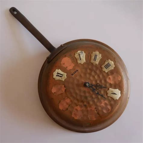 Horloge Pendule Kiple Poêle Cuivre Art Déco Cuisine Maison Design Xxe N5070 Eur 174 00 Picclick Fr