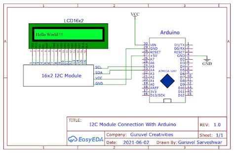 X LCD Interfacing With Arduino
