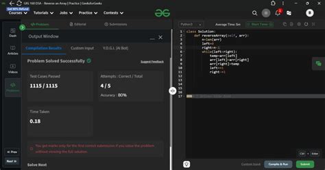 Day3 Coding Problemsolving Python Geeksforgeeks Learning Dsa Balaji Uggina
