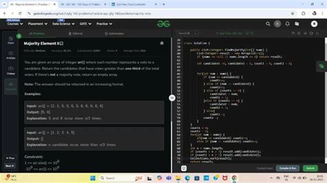 Gfg160 Geekstreak2025 Potd Geeksforgeeks Dsa Lovecoding Rahul