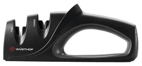 Wusthof 2 Stage Handheld Knife Sharpener Black Knifecenter 3069730102