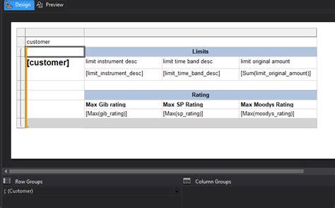 Reporting Services Power Bi Paginated Reports Ssrs Repeat Tables For Each Customer Stack