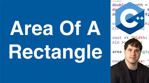 Rectangle Area Calculated Using User Input Values C Example YouTube