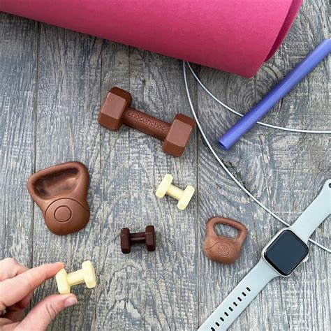 Chocolate Dumbbells Candy Etsy