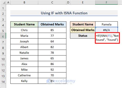 How To Use If With Isna Function In Excel 3 Ideal Methods