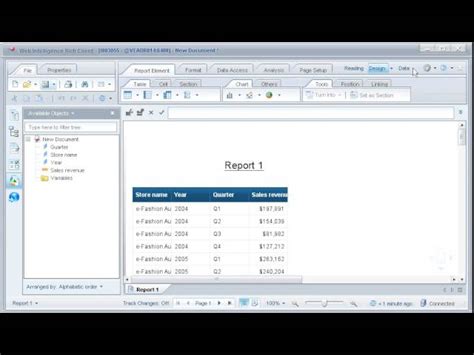 Sap Web Intelligence Training Ritnoa