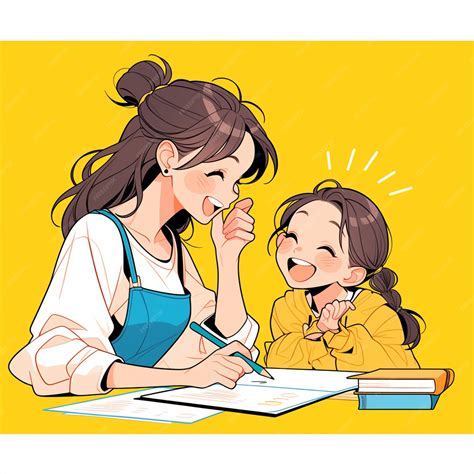 Premium Vector Teachers Preparing Homework Assignment Sheets