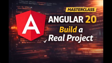 Angular 20 Masterclass Build A Real Project With Modern Angular Youtube
