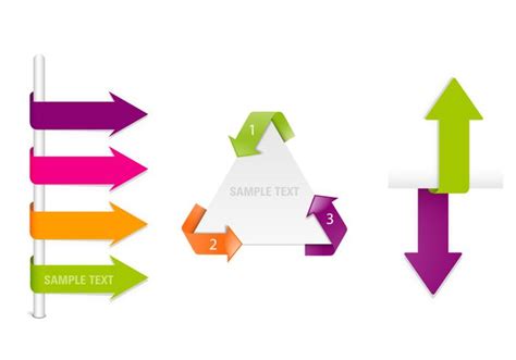 Navigation Arrow Labels Vector Set Vector Art At Vecteezy