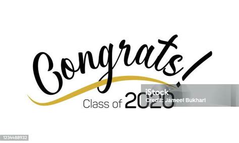 인사 초대 카드에 대한 2020 의 레터링 클래스 졸업 디자인 축 하 이벤트 T 셔츠 파티 고등학교 또는 대학 졸업에 대 한 텍스트 일러스트레이션 벡터 학사모에 대한 스톡
