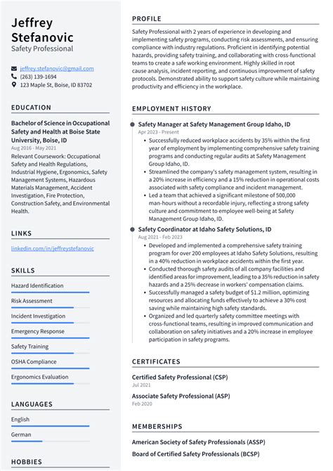 Top 12 Safety Professional Skills To Put On Your Resume