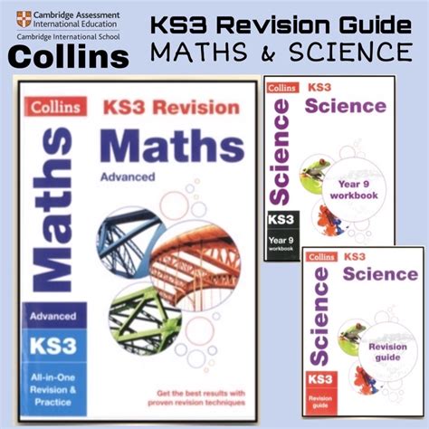 Printed Book Collins Ks3 Year 9 Mathematics Science Revision Guide Maths Cambridge