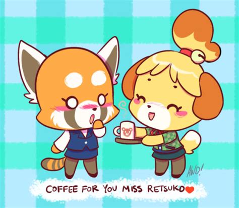 Aggretsuko And Isabelle Aggretsuko Know Your Meme