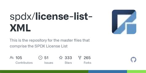 License List XML LGPL Xml At Main Spdx License List XML GitHub