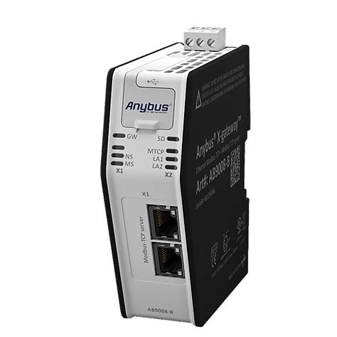 Anybus X Gateway Modbus TCP Client Modbus TCP Server AB B