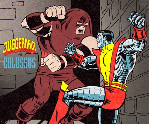 Juggernaut Vs Colossus By Coinkadink On Deviantart