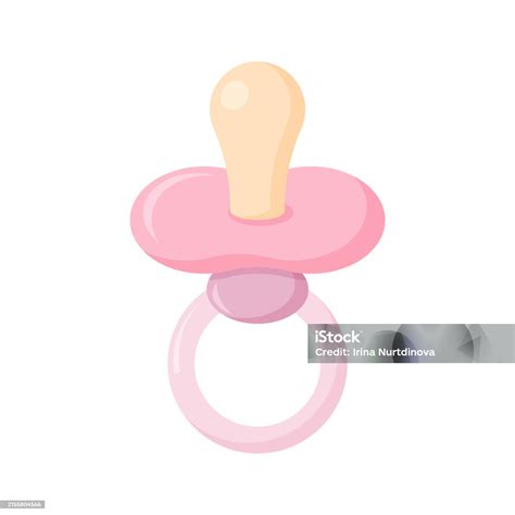 소녀를 위한 핑크 아기 더미 아기 젖꼭지 아이콘입니다 로고 아이콘 버튼의 디자인을 위한 요소 벡터 일러스트 레이 션 0명에 대한 스톡 벡터 아트 및 기타 이미지 Istock