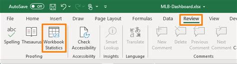 How To Get Workbook Statistics In Excel Worksheets Library