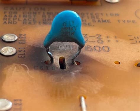 Trying To Identity Burnt Out Capacitor R Askelectronics