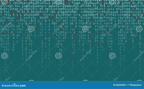 Binary Code Background Vector High Tech Matrix Background With Digits