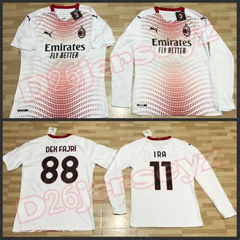 Jual Jersey Couple Ac Milann Away Man Ss Ladies Ls 2020 2021 Official
