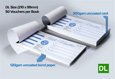 T Voucher Printing T Voucher Books From £44