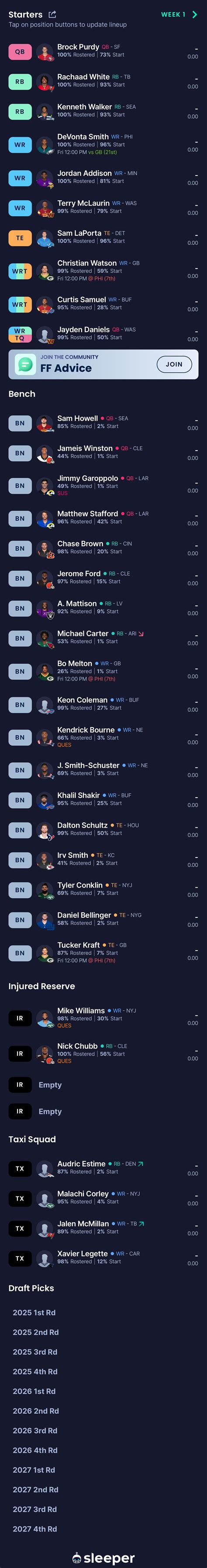 Drop 3 From This Roster R Sleeperapp