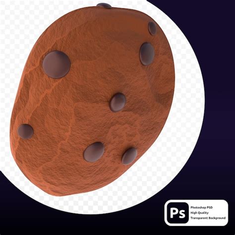 Premium Psd 3d Cookie Stack