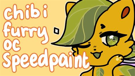 Chibi Furry Oc Speedpaint Youtube
