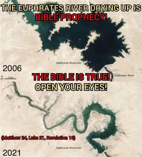The Euphrates River Drying Up Is Bible Prophesy