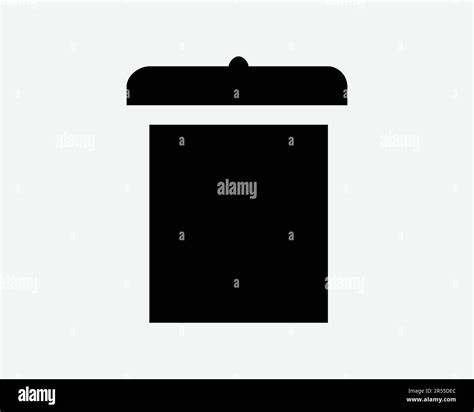 Trash Can Icon Trashcan Rubbish Bin Waste Garbage Recycle Basket