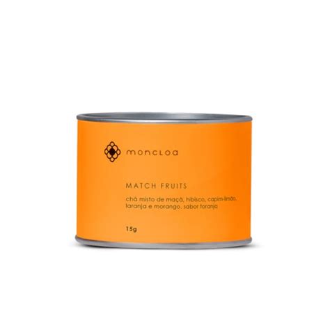 Chá Match Fruits Mini Lata 15g Moncloa