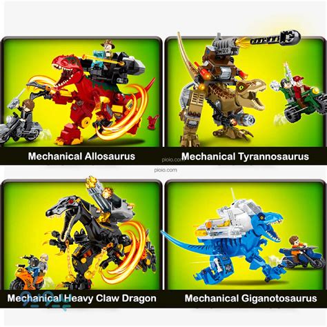 مشخصات و خرید پک لگو پارک ژوراسیک دایناسور و موتور Sy در 4 طرح متفاوت ایتم1504 عمده و کارتنی