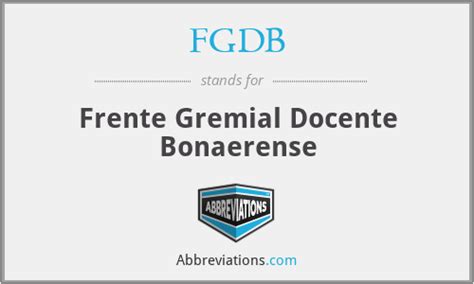 What Does FGDB Stand For