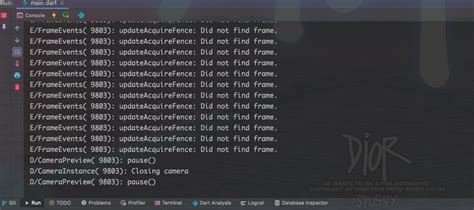 Camera Started Log Updateacquirefence Did Not Find Frame · Issue 69
