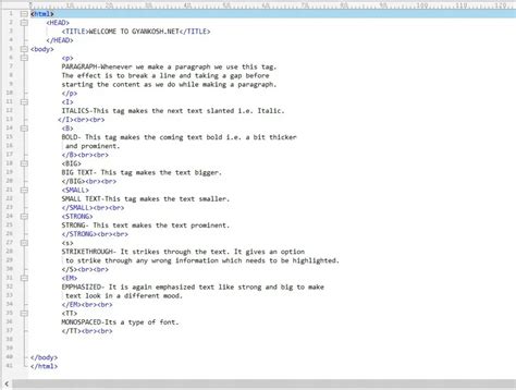 Learn TEXT FORMATTING TAGS In HTML With Examples