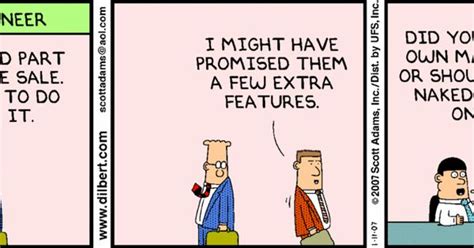 Dilbert On Sales Might Have Promised A Few Extra Features Cranky