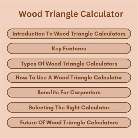 Wood Triangle Calculator Simplify Your Carpentry Projects