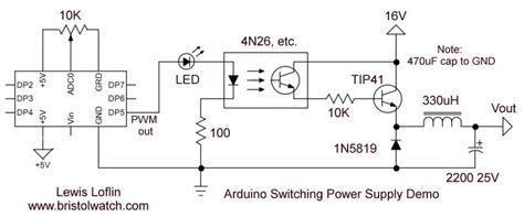 Arduino Buck Switching Voltage Regulator Demo