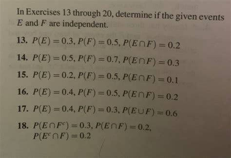 Solved In Exercises 13 Through 20 Determine If The Given Chegg Com