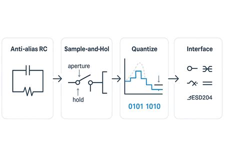 How An Adc Works Sampling Quantization And Digital Coding