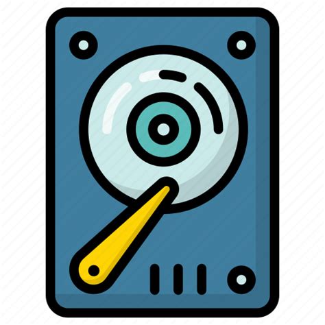 Hard Drive Data Record Computer Icon Download On Iconfinder