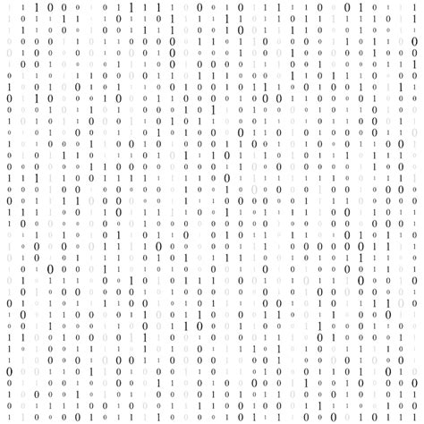 Arrière Plan Avec Des Nombres Sur Lécran Code Binaire Zéro Un Codage De Code Informatique